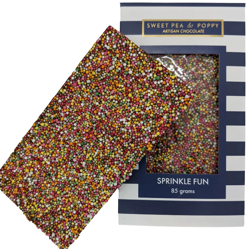 Sprinkle Fun Artisan Chocolate Bar – Found in Earth - Deloraine Floristry
